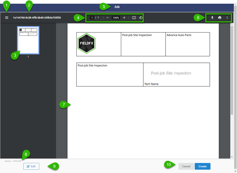 Admin Use of the Document Template Editor :: FieldFX Documentation