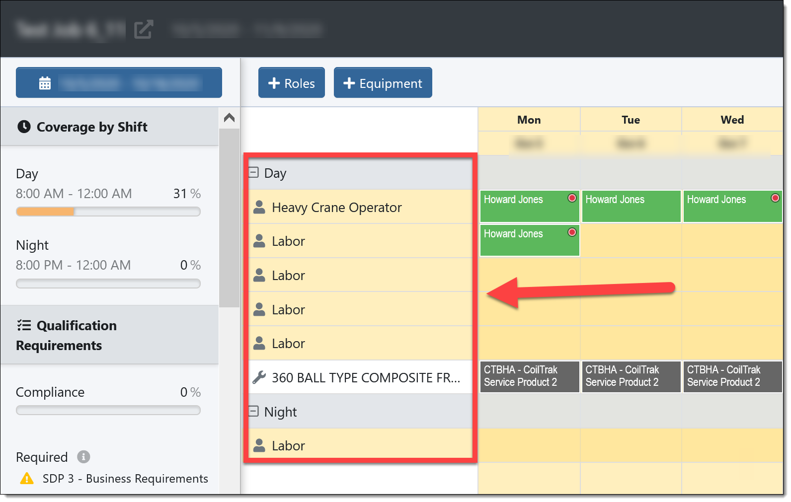 Shift Scheduling Setup :: FieldFX Documentation